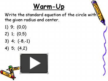 Warm-Up presentation | free to view