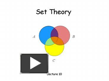 Set Theory presentation | free to download