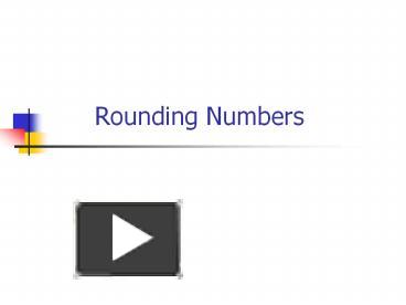 Rounding Numbers presentation | free to download