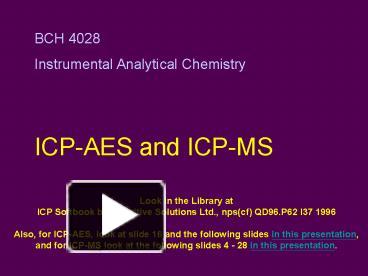 PPT – BCH 4028 PowerPoint presentation | free to view - id: 74e63-ZDc1Z