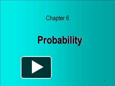 PPT – Probability PowerPoint presentation | free to download - id ...