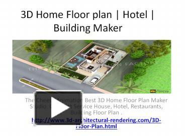 PPT – 3D Home Floor plan | Hotel | Building Maker PowerPoint ...
