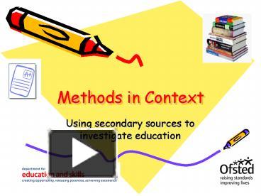 Methods in Context presentation | free to download