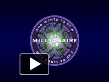 WWTBAM presentation | free to download