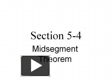 Midsegment Theorem presentation | free to download