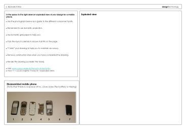 PPT – 6. Exploded View designtechnology PowerPoint presentation | free ...