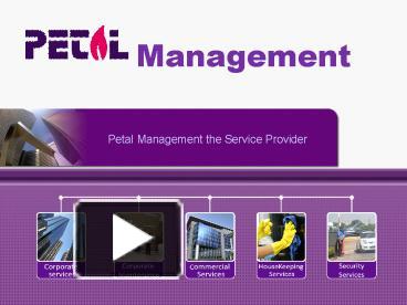 Petal Management - Services presentation | free to download