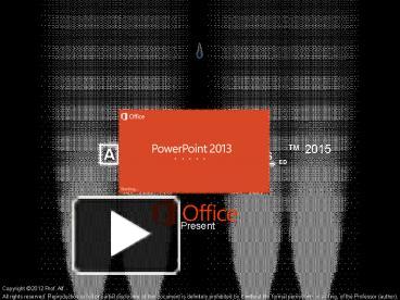 PPT – Powerpoint in 3D PowerPoint presentation | free to download - id ...