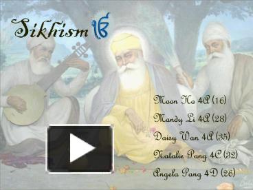 PPT – Sikhism PowerPoint presentation | free to view - id: 759a03-M2JlM
