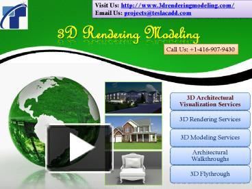 PPT – 3D Rendering Modeling delivers top-notch 3D Architectural ...