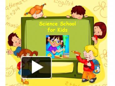 Science School for Kids presentation | free to download
