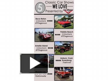 Classic Car Shows Photo Slideshow | free to download - id: 75acb8-MzAwM