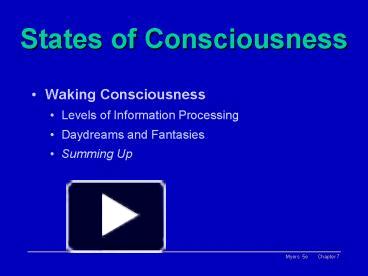 PPT – States of Consciousness PowerPoint presentation | free to view ...