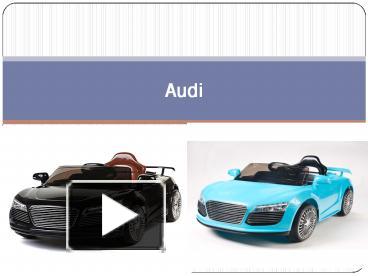 Audi presentation | free to download