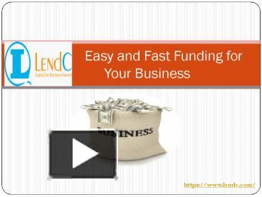 Merchant Funding presentation | free to download