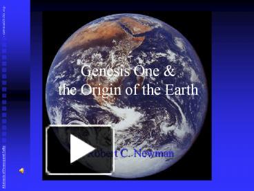 Genesis One presentation | free to download