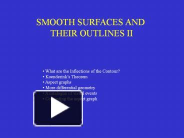 PPT – SMOOTH SURFACES AND PowerPoint presentation | free to download ...