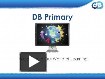 DB Primary presentation | free to download