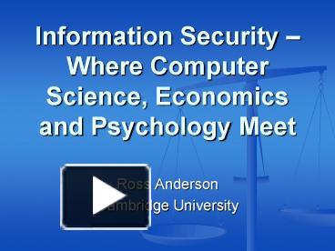 Information Security presentation | free to download