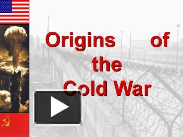 The Cold War presentation | free to view