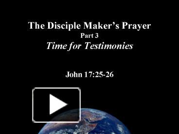 The Disciple Maker presentation | free to download