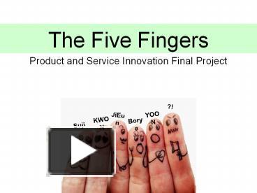 The Five Fingers presentation | free to download