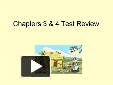 PPT – Chapters 3 PowerPoint presentation | free to view - id: 763c4a-YzNmM