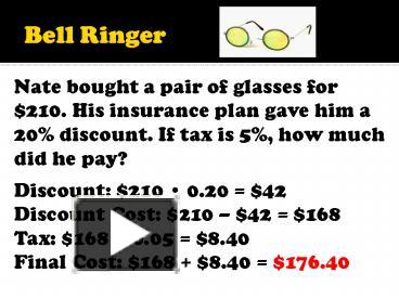 PPT – Bell Ringer PowerPoint presentation | free to download - id ...