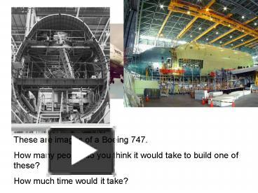 PPT – These are images of a Boeing 747. PowerPoint presentation | free ...