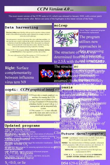 PPT – CCP4 Version 4'0 ''' PowerPoint presentation | free to download ...