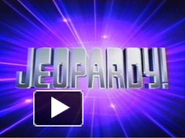 Greek Jeopardy presentation | free to view