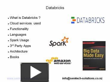An introduction to Databricks presentation | free to download