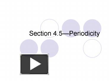 PPT – Section 4.5 PowerPoint presentation | free to download - id ...