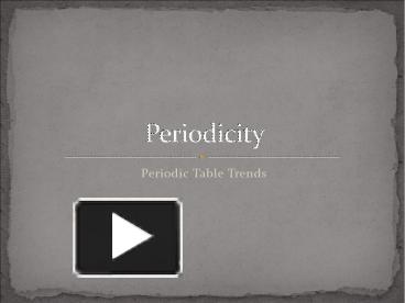 Periodic Table Trends presentation | free to download