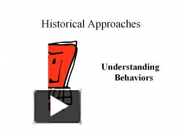 Historical Approaches presentation | free to download