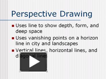 PPT – Perspective Drawing PowerPoint presentation | free to view - id ...