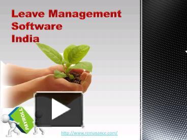 Leave management software presentation | free to download