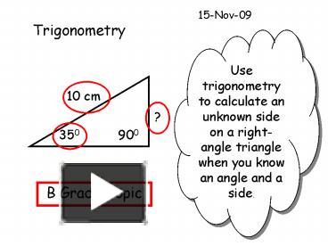 PPT – Trigonometry PowerPoint presentation | free to view - id: 76940-NTc4Y