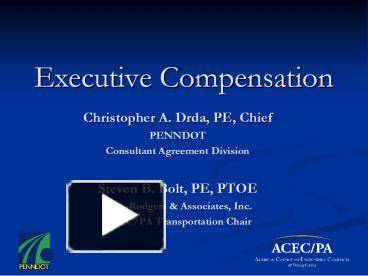 Executive Compensation presentation | free to view