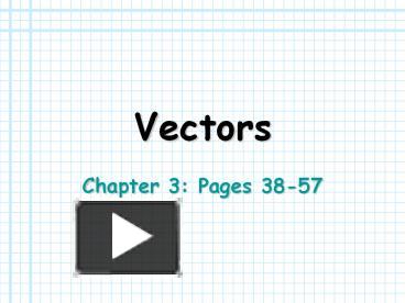 Vectors presentation | free to download