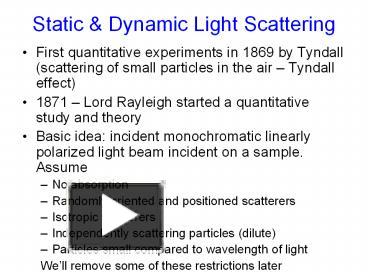 PPT – Static PowerPoint presentation | free to download - id: 76afbc-ZjcxY