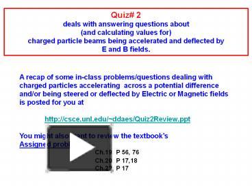 PPT – Physics 142 Lecture 19 PowerPoint presentation | free to download ...