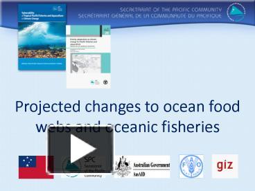 PPT – Projected changes to ocean food webs and oceanic fisheries ...
