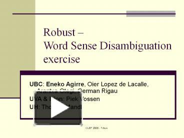 Robust presentation | free to download