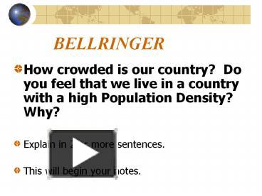 PPT – BELLRINGER PowerPoint presentation | free to download - id ...