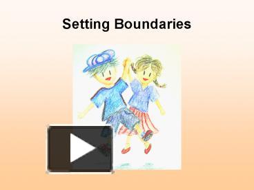 Setting Boundaries presentation | free to view
