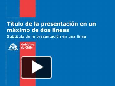 PPT – Titulo de la presentaci PowerPoint presentation | free to ...