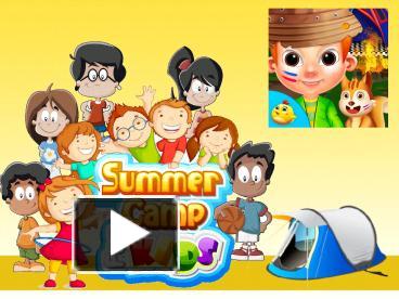 Summer Camp for Kids presentation | free to download
