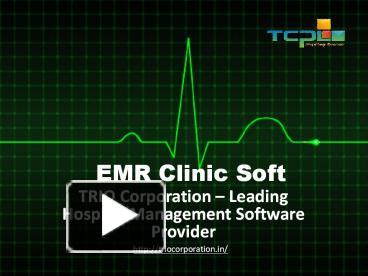 PPT – EMR Clinic Software (1) PowerPoint presentation | free to ...