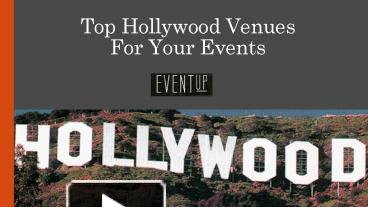 PPT – Hollywood venues PowerPoint presentation | free to download - id ...